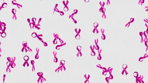 Cancer Breast Symbol loop tile Swirl wit... | Stock Video | Pond5