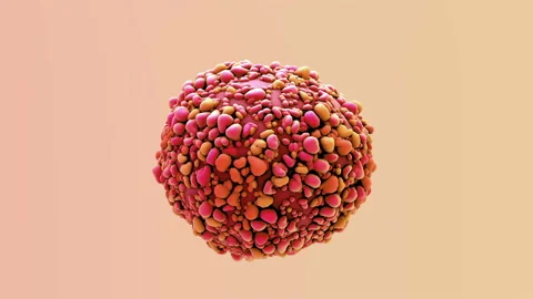 Cancer cell, animation | Stock Video | Pond5