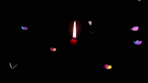 Candle Fire Loop Stock Footage ~ Royalty Free Stock Videos | Pond5