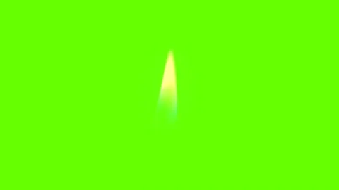 Candle Fire Flame On Green Screen Matte ... | Stock Video | Pond5