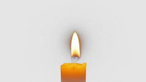 Candle Flame Alpha Channel Stock Video Footage | Royalty Free Candle ...