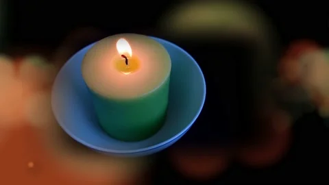 candle flames, with animation background... | Stock Video | Pond5