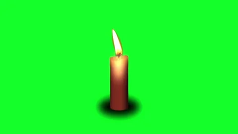 candle green screen for video overlay, h... | Stock Video | Pond5