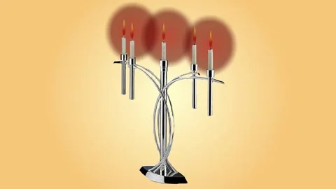 candle light background and 2d animation... | Stock Video | Pond5