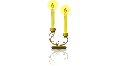 candle light background and 2d animation... | Stock Video | Pond5