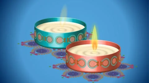 candle light background and 2d animation... | Stock Video | Pond5