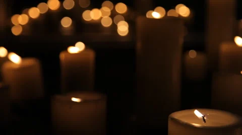 Candles go out | Stock Video | Pond5