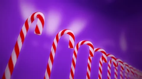 Cane candies loopable animation. | Stock Video | Pond5
