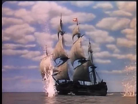 Cannon ball exploding near 17th century ... | Stock Video | Pond5