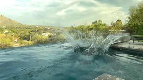 Cannonball Splash Stock Footage ~ Royalty Free Stock Videos | Pond5