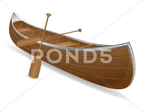 Canoe vector illustration: Graphic #45268417