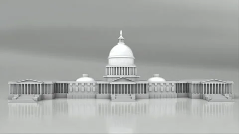 Capitol Building Simple Animated Backgro... | Stock Video | Pond5