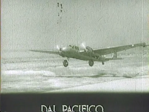 Captured Italian war film from 1942 show... | Stock Video | Pond5