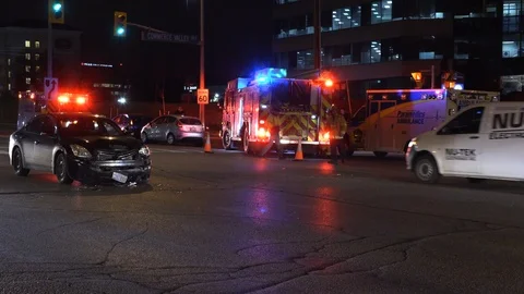 Car Accidents At Intersection Stock Video Footage | Royalty Free Car ...