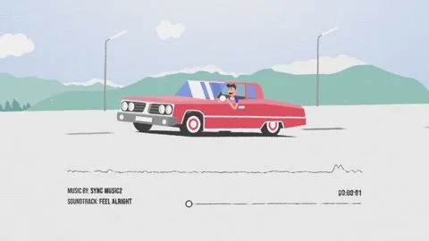 Car audio visualizer ~ After Effects Template #145321023