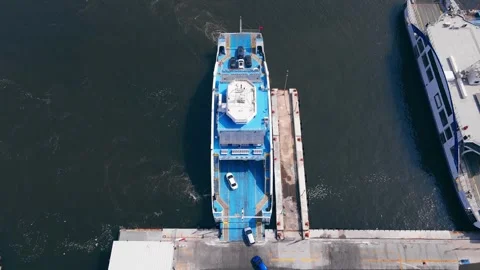 Car boarding on deck of ferry boat | Stock Video | Pond5