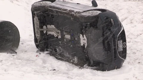 Car Crash Snow Stock Videos – Royalty-Free HD & 4K Videos | Pond5