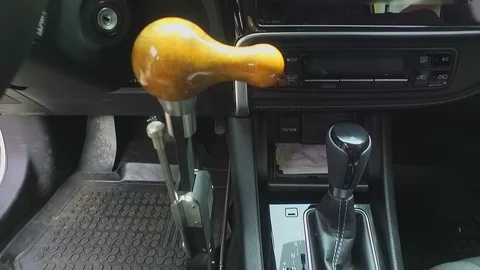 Car for disabled people. Hand operated v... | Stock Video | Pond5