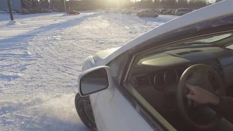Car Doing Donuts Stock Videos – Royalty-Free HD & 4K Videos