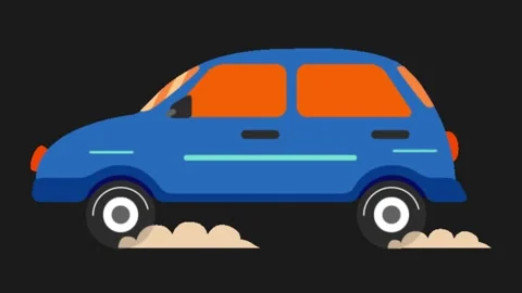 car is driving in black background 4k an... | Stock Video | Pond5