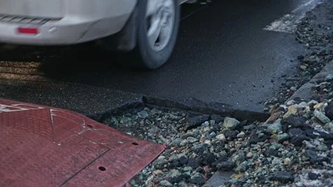 Street Pothole Stock Videos – Royalty-Free HD & 4K Videos | Pond5