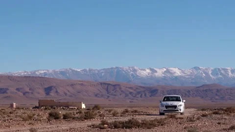 Car Driving Towards Camera in Sierra And... | Stock Video | Pond5