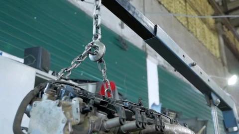 Hydraulic Engine Stock Footage ~ Royalty Free Stock Videos | Pond5