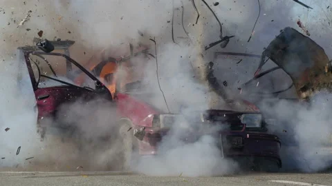 Car Explosion Stock Footage ~ Royalty Free Stock Videos | Pond5