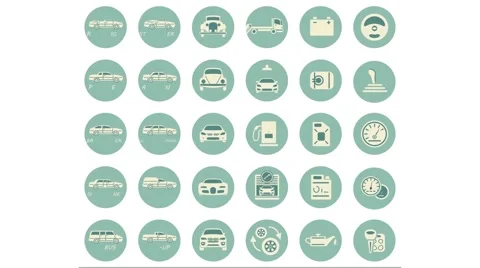 Car Icon Animation Pack ~ After Effects Project #51606797