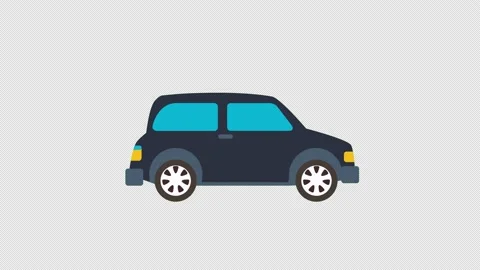 car icon Animation. Vehicle loop animati... | Stock Video | Pond5