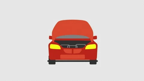 car icon Animation. Vehicle loop animati... | Stock Video | Pond5