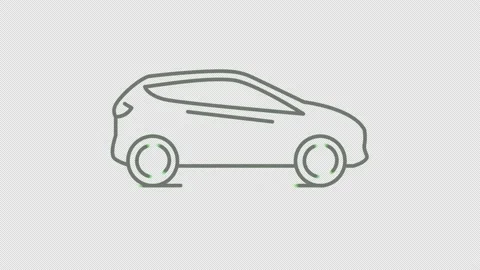 car icon Animation. Vehicle loop animati... | Stock Video | Pond5
