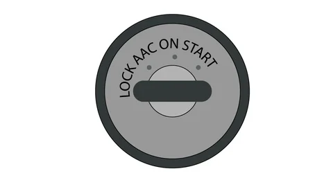 Car ignition lock. Animation of the igni... | Stock Video | Pond5