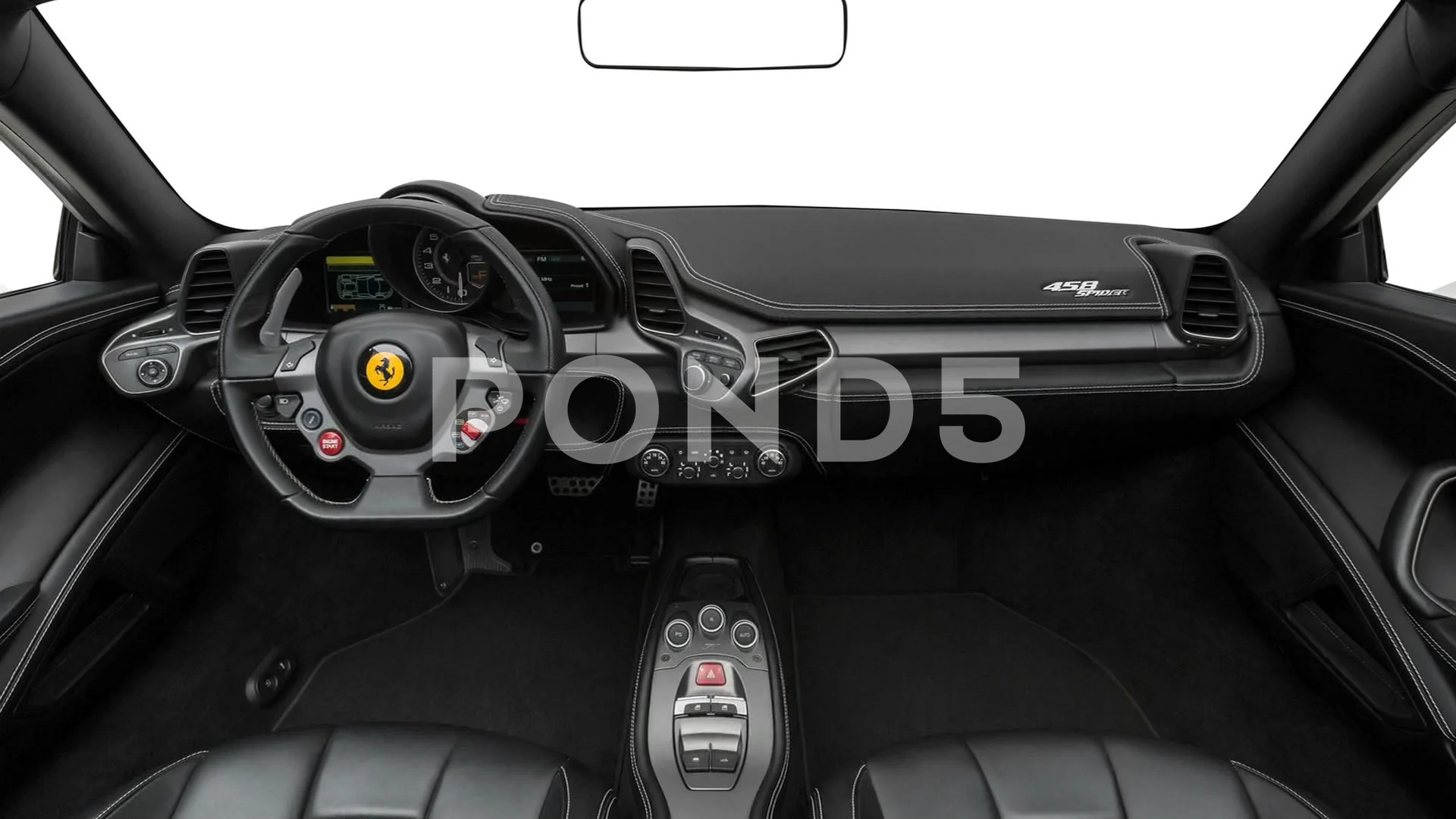 Ferrari 458 Italia Black Interior