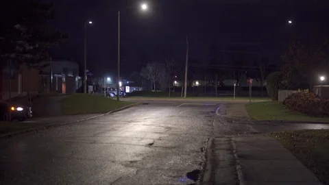 Car Driveway Night Stock Video Footage | Royalty Free Car Driveway ...