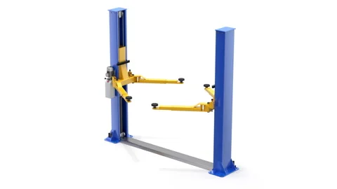 Car lift animation on white background -... | Stock Video | Pond5