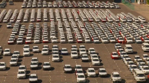 Car Lot Stock Footage ~ Royalty Free Stock Videos | Pond5