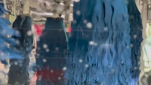 The car moves through an automatic car w... | Stock Video | Pond5