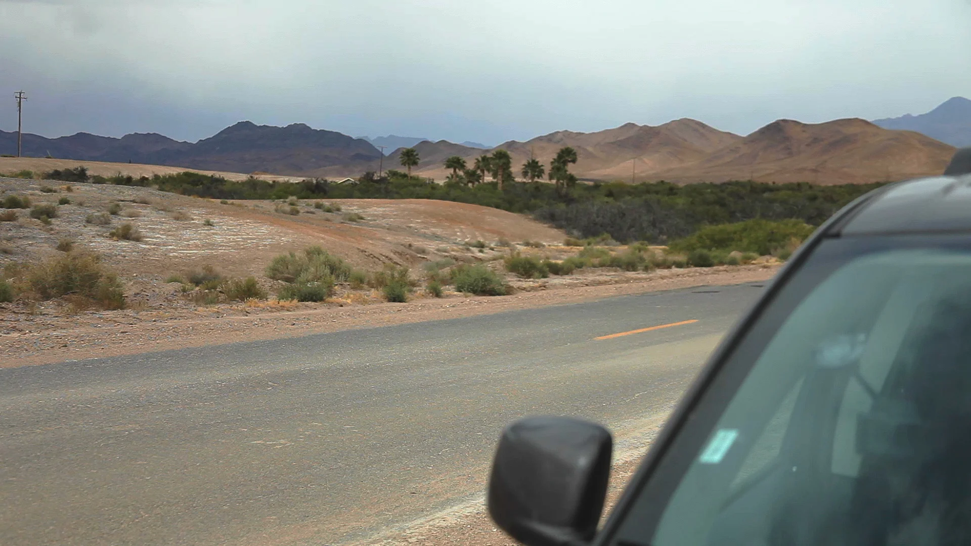 Desert Road From The Side