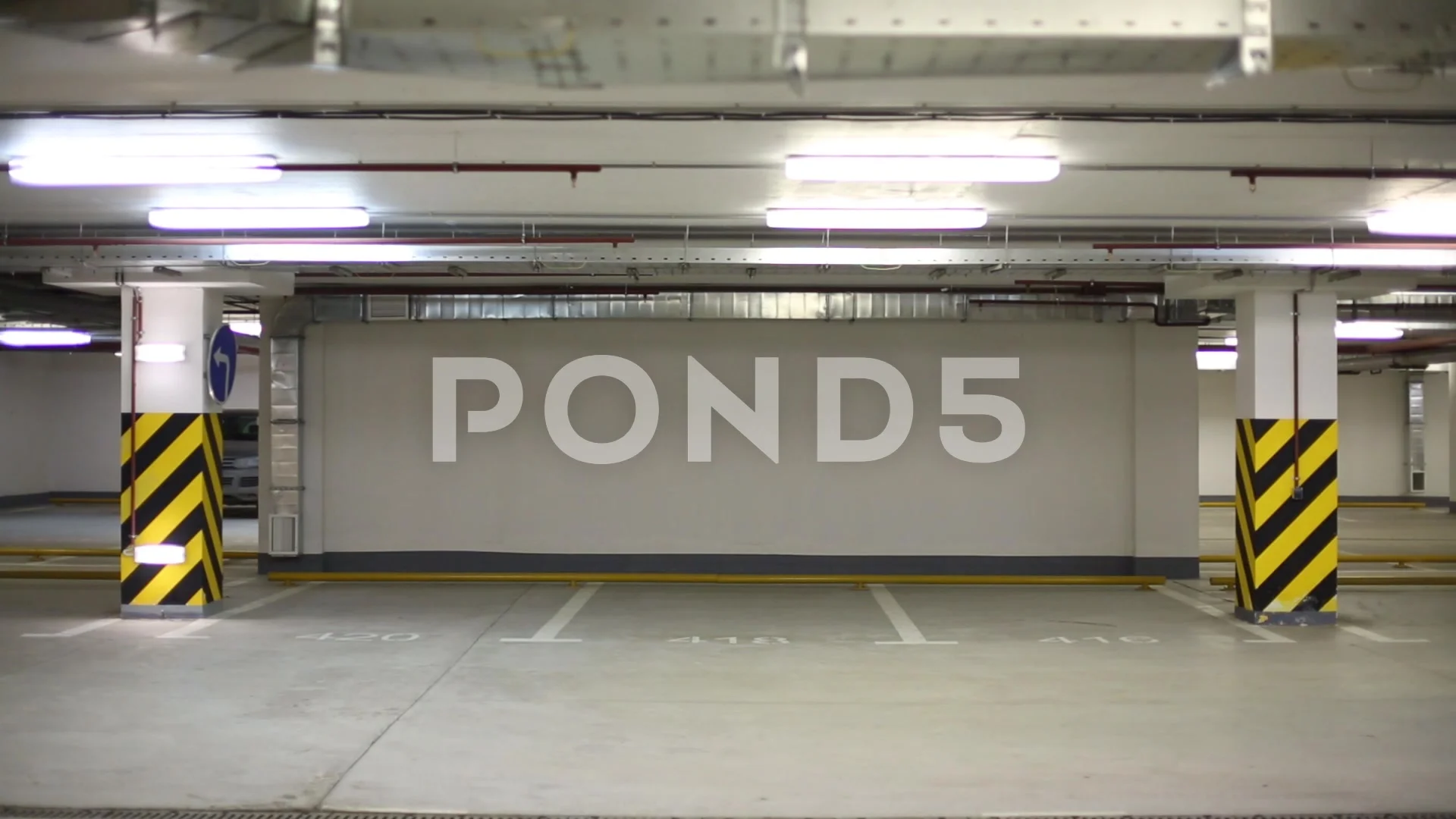 Parking Garage Interior Wall