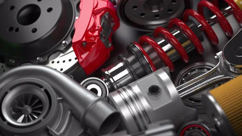 Auto Parts Animations Stock Footage ~ Royalty Free Stock Videos | Pond5