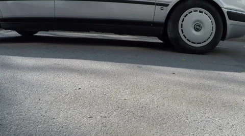 car passing in front of the camera | Stock Video | Pond5