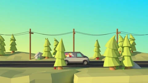 Road Loop Animation Stock Videos – Royalty-Free HD & 4K Videos