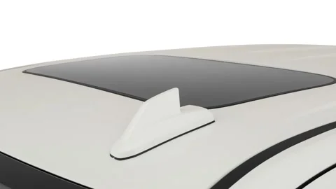 Car roof window close up Summit White 20... | Stock Video | Pond5