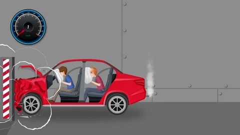 Car Collision Animation Stock Video Footage | Royalty Free Car ...