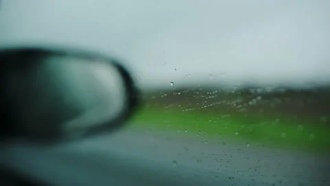 Car side view of through car window glas... | Stock Video | Pond5