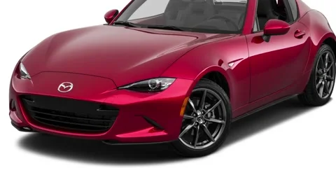 Car in studio Soul Red Crystal Metallic ... | Stock Video | Pond5