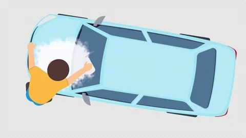 Car Wash Cartoon Stock Videos – Royalty-Free HD & 4K Videos