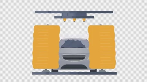 Car Wash Cartoon Stock Videos – Royalty-Free HD & 4K Videos