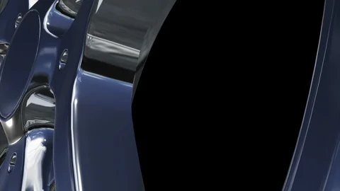 Car Wheel 3D animation on a black backgr... | Stock Video | Pond5